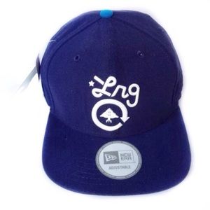 Lrg | Accessories | Lrg New Era Snapback Hat Cap Blue Flat Bill | Poshmark